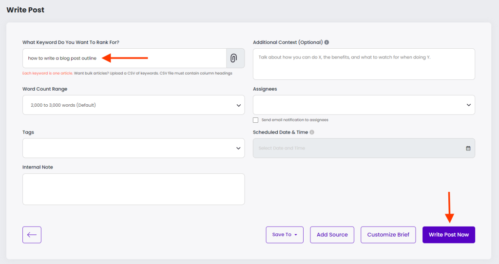 Now imagine if you could do this for a hundred keywords!