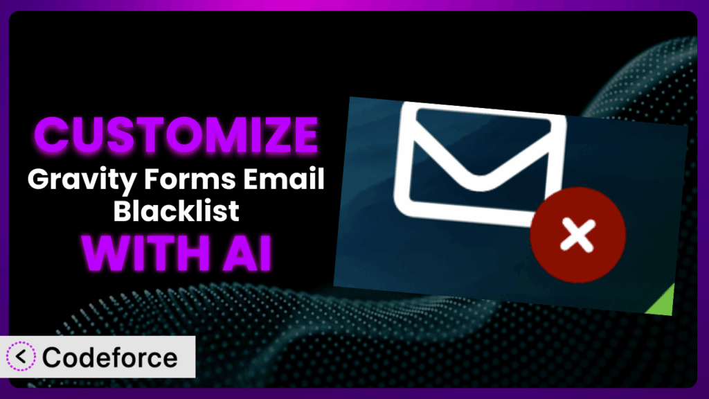 How to Customize Gravity Forms Email Blacklist with AI – Complete Guide