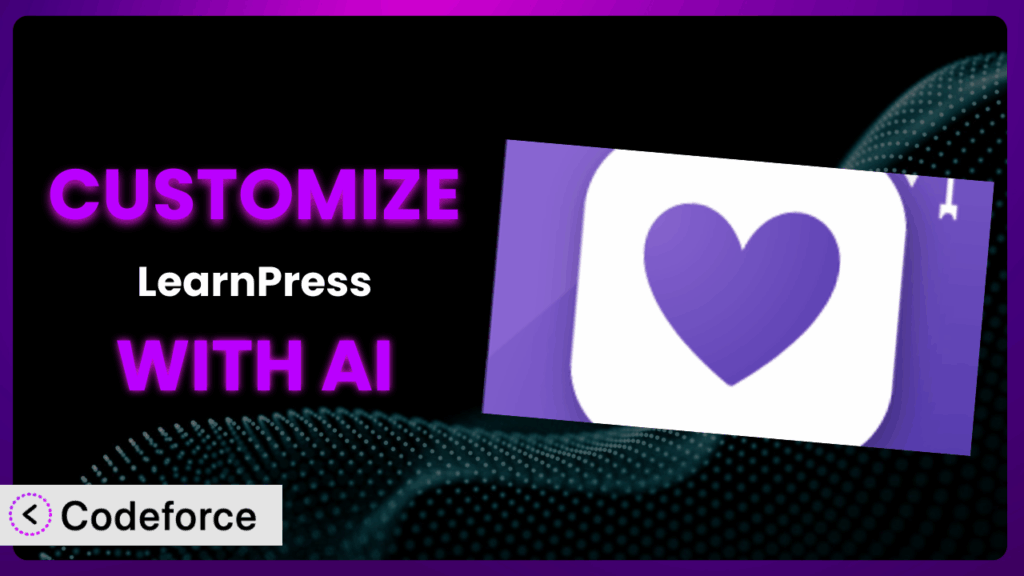 How to Customize LearnPress – Course Wishlist with AI – Complete Guide
