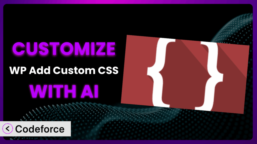How to Customize WP Add Custom CSS with AI – Complete Guide